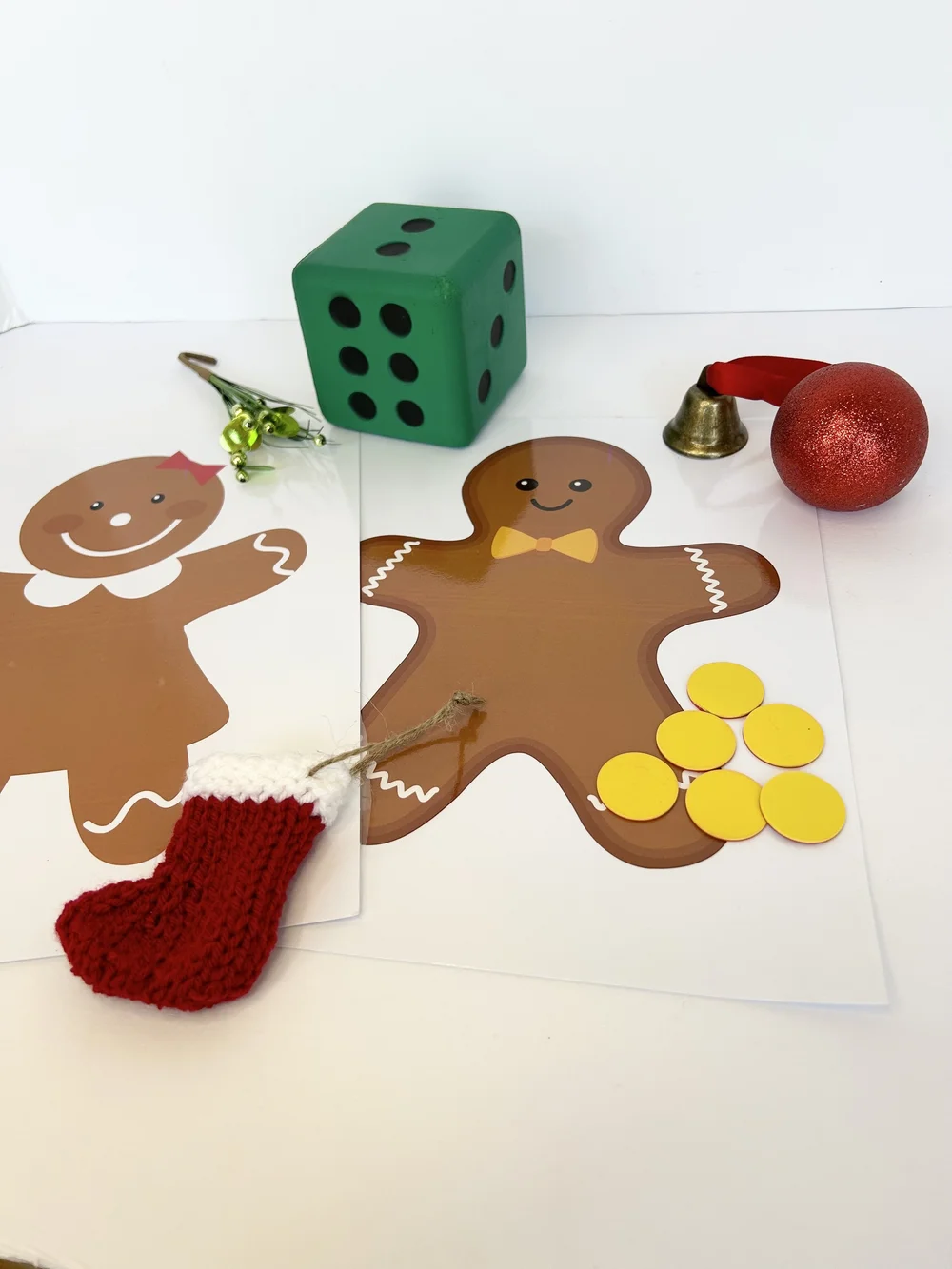 Gingerbread Cookie Counting Preschool Math [free download] — My ...