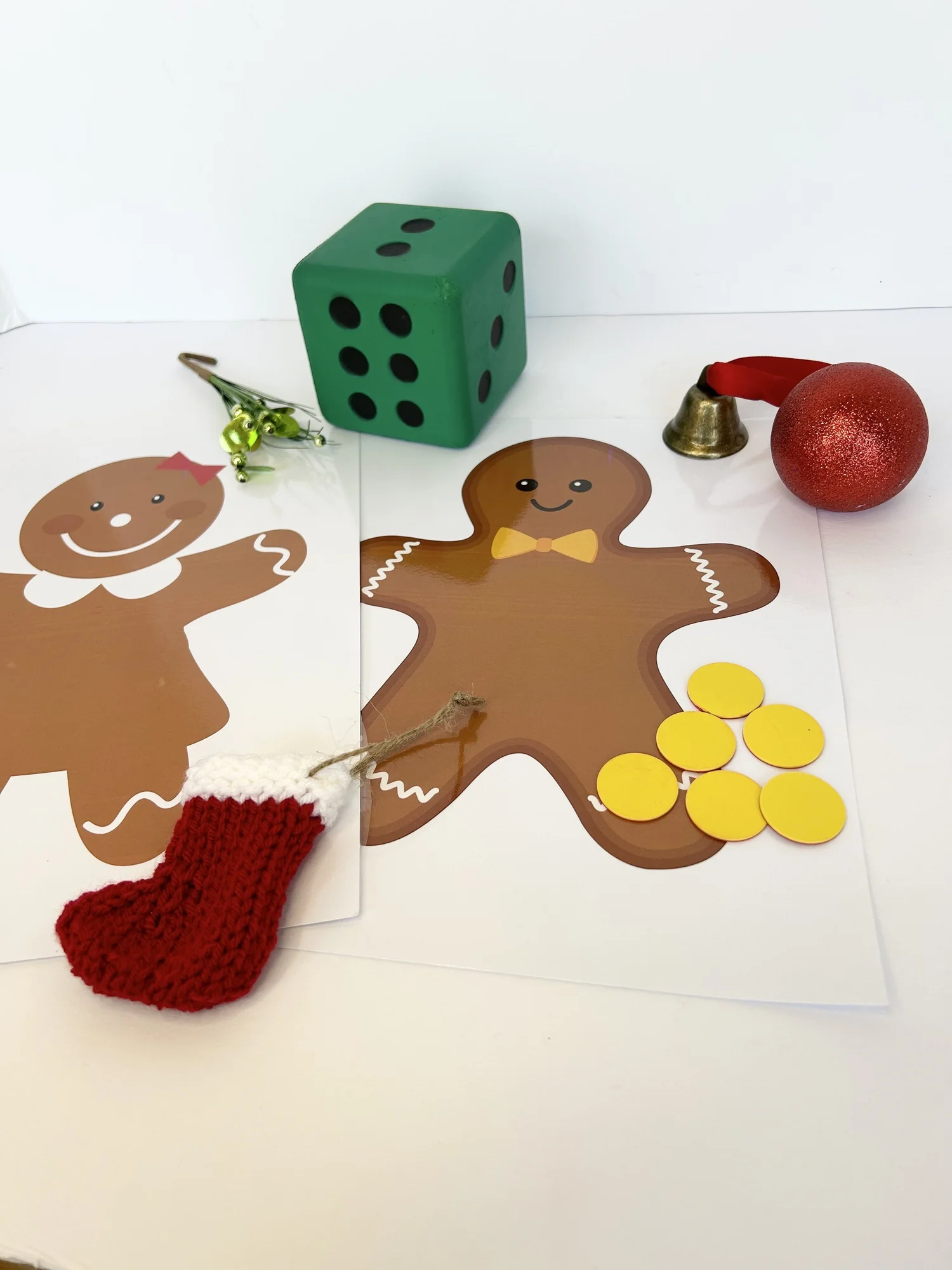 Gingerbread Cookie Counting Preschool Math [free download] — My ...