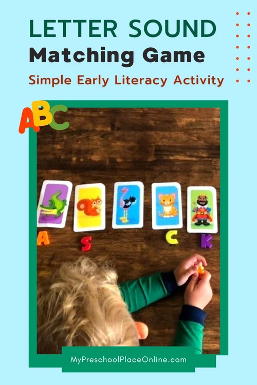 Letter Sound Matching — My Preschool Place