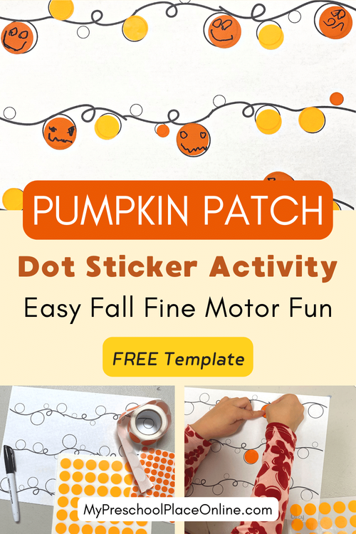 Pumpkin Patch Sticker Sort [free download] — My Preschool Place