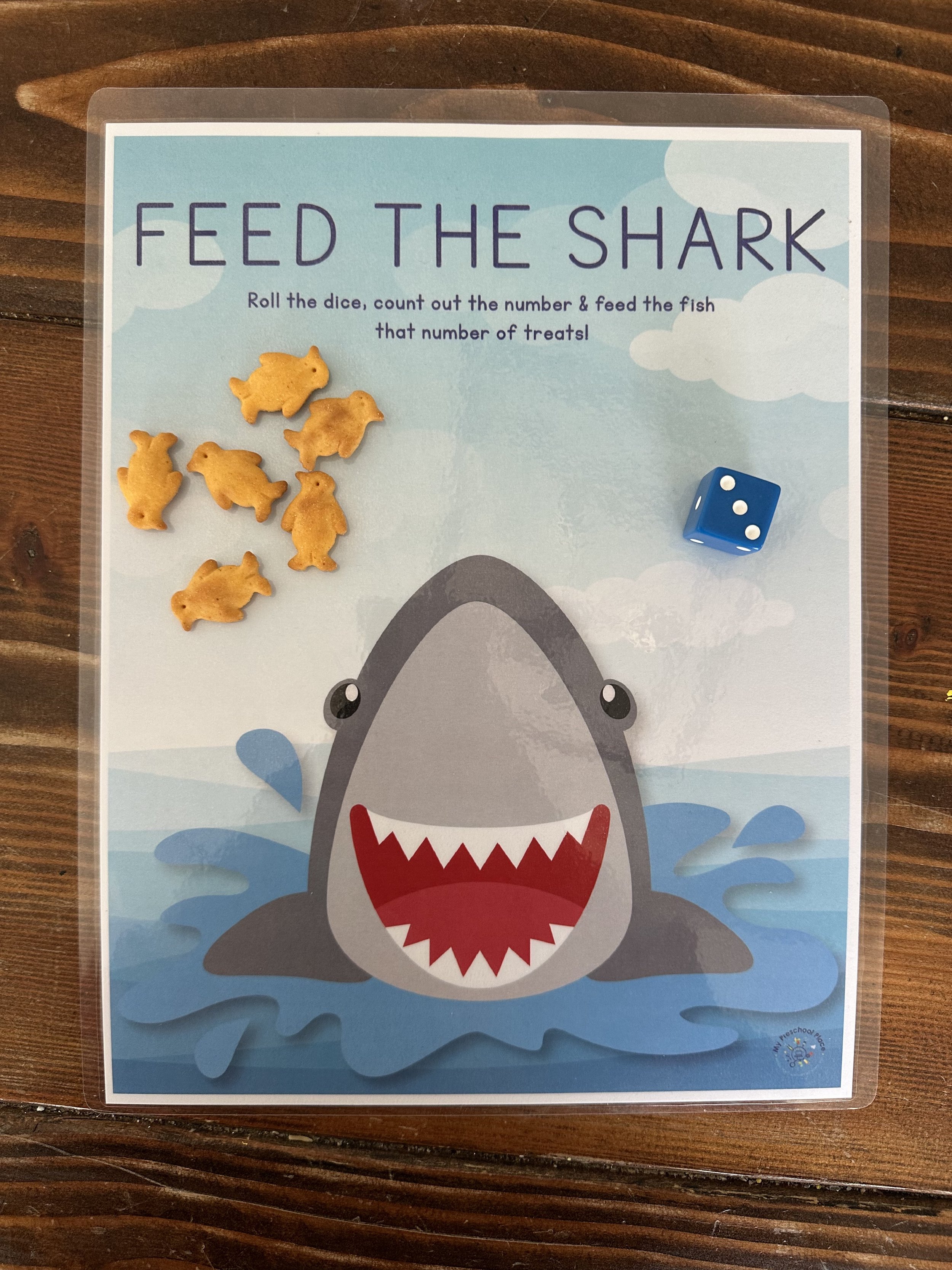 Feed the Shark Math Game — My Preschool Place