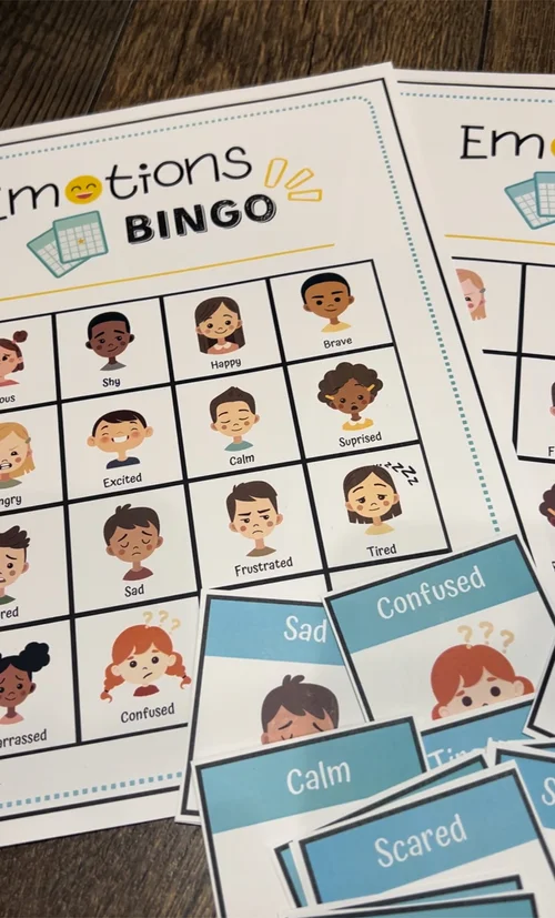 Emotions Bingo — My Preschool Place