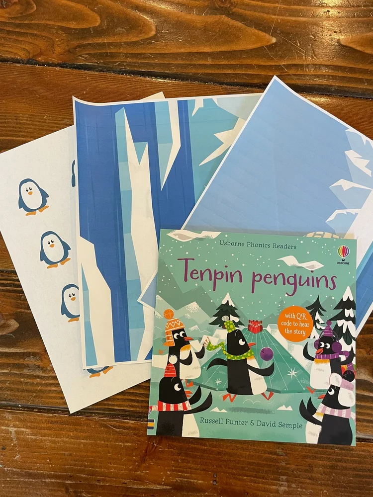 Arctic Penguin Themed Math Story Mats for Preschoolers [free download ...