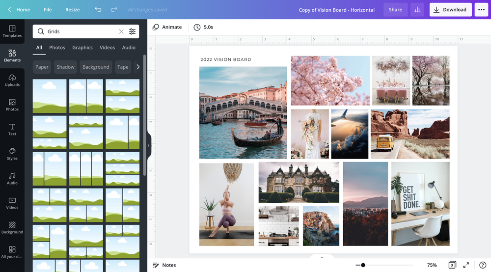 How to Create Your Vision Board in Canva — Boss Project