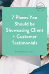 7 Places You Should be Showcasing Client + Customer Testimonials — Boss ...