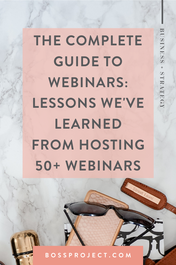 The Complete Guide to Webinars: Lessons We've Learned from Hosting 50 ...