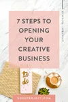 7 Steps to Opening Your Creative Business — Boss Project