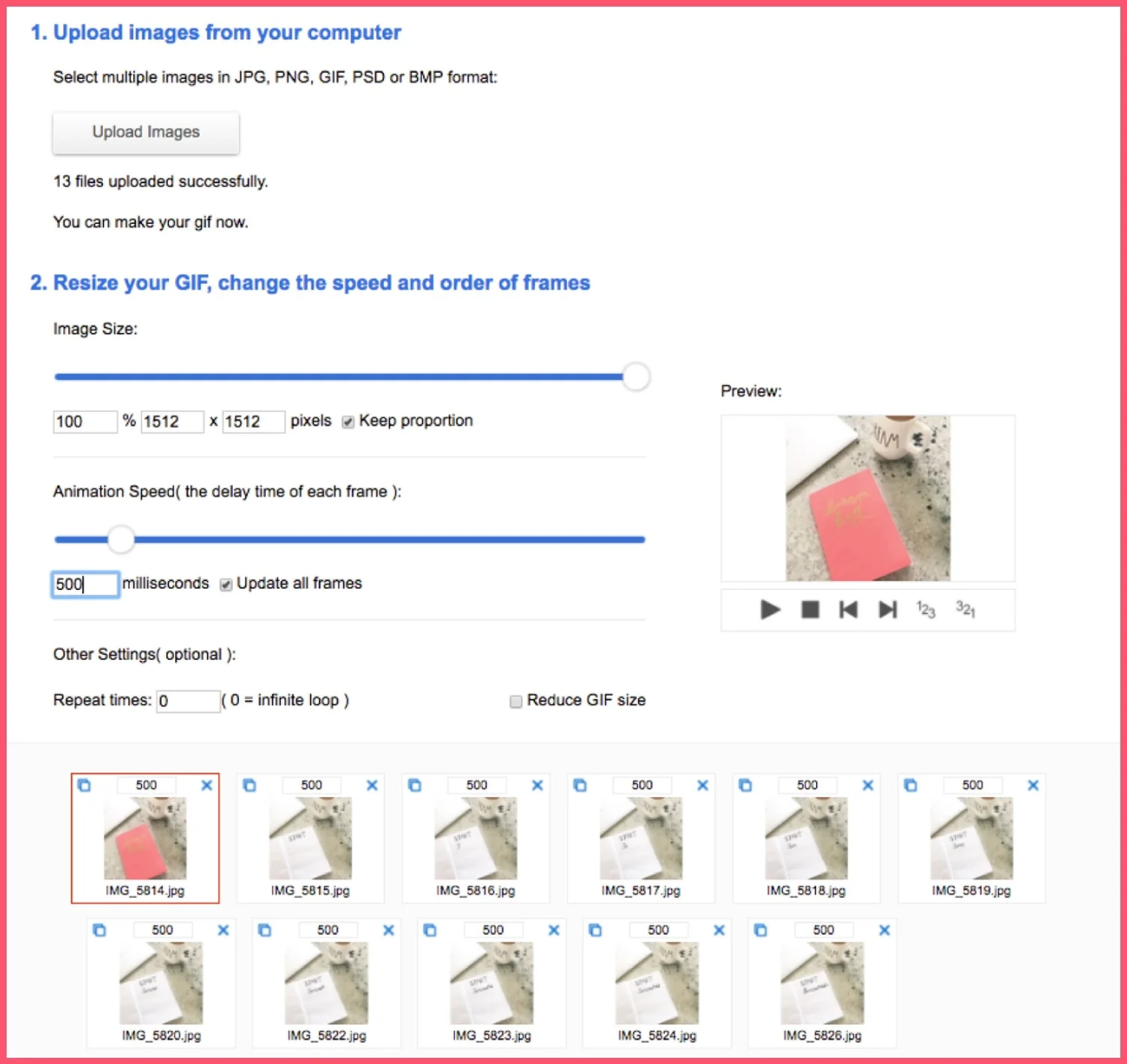How to Create an Animated GIF without using Photoshop — Boss Project