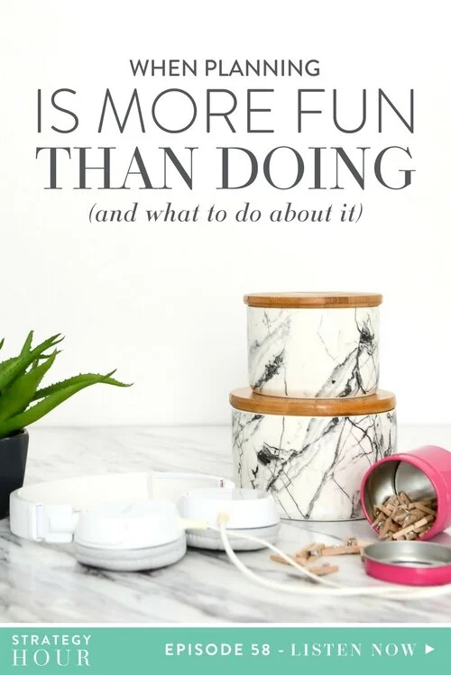 When Planning is More Fun Than Doing (and what to do about it) — Boss ...