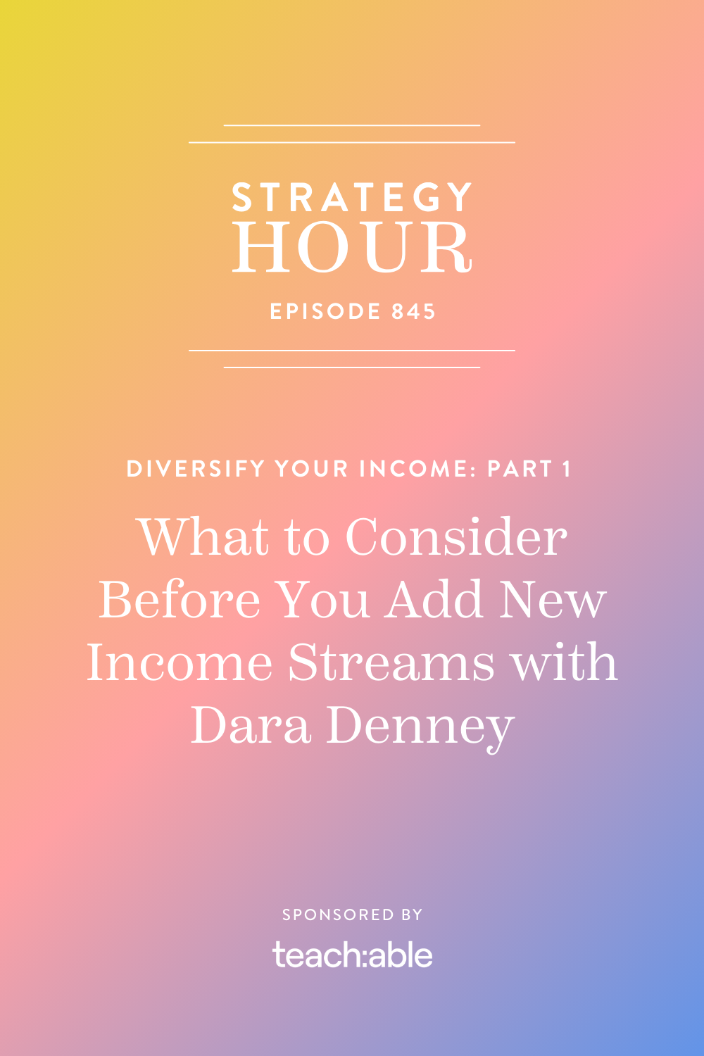 Diversify Your Income - Part 1: What to Consider Before You Add New ...