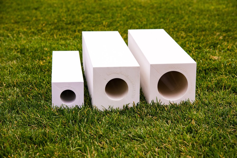 Patented 4" Center - Adult 4-Way Pitching Rubber — Bulldog Field Equipment