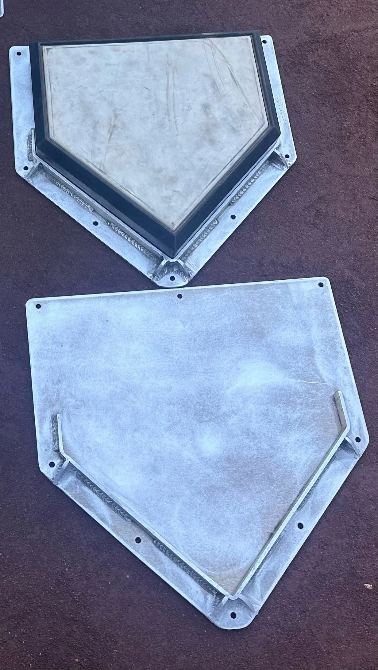 Patented Double Sided Home Plate — Bulldog Field Equipment