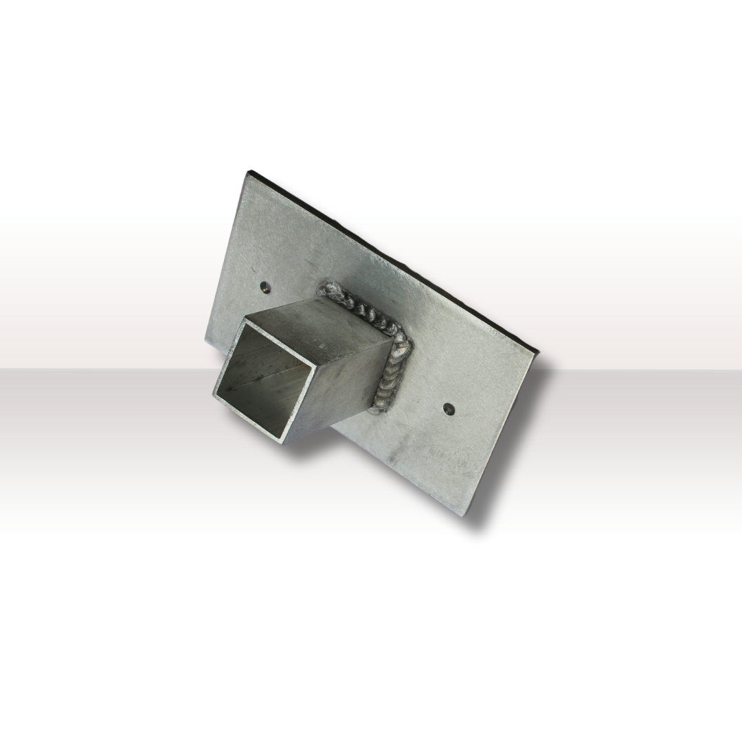 Set of three natural rubber 15x15 bases with standard peg and anchor ...