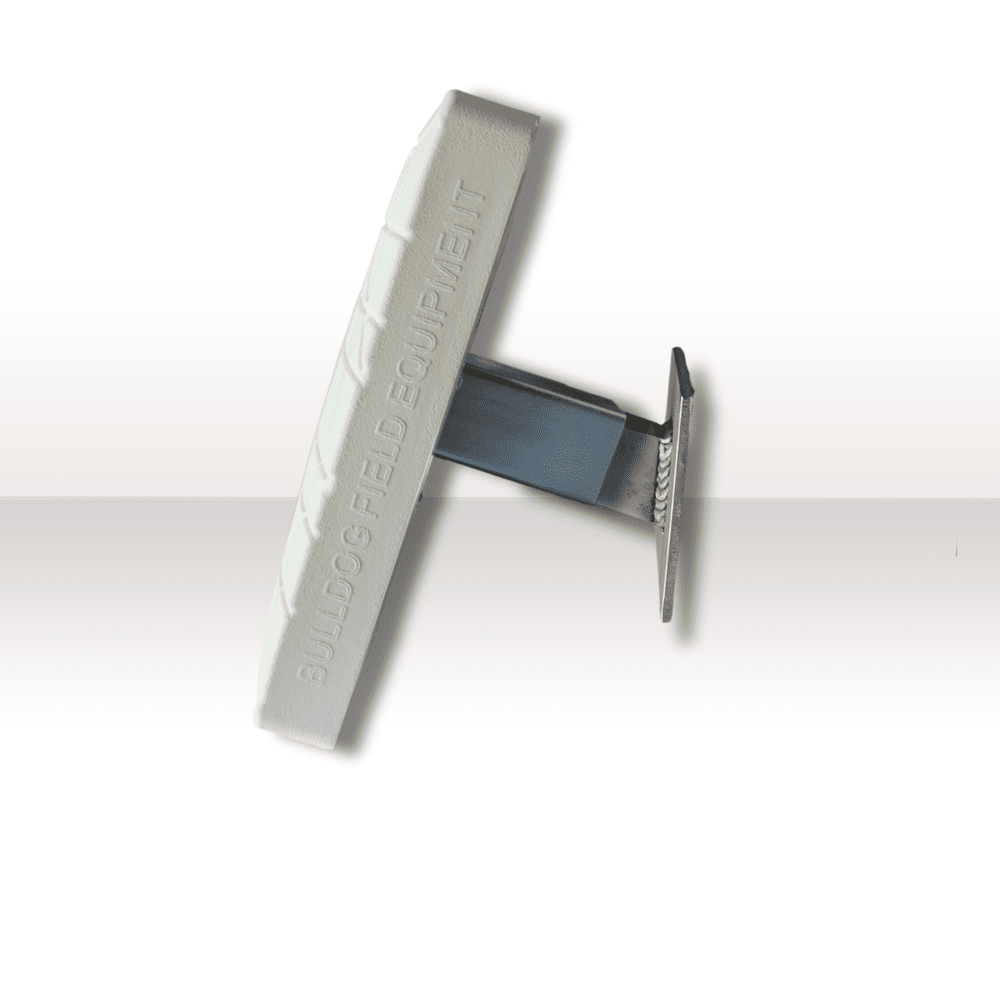 Set of three natural rubber 15x15 bases with standard peg and anchor ...