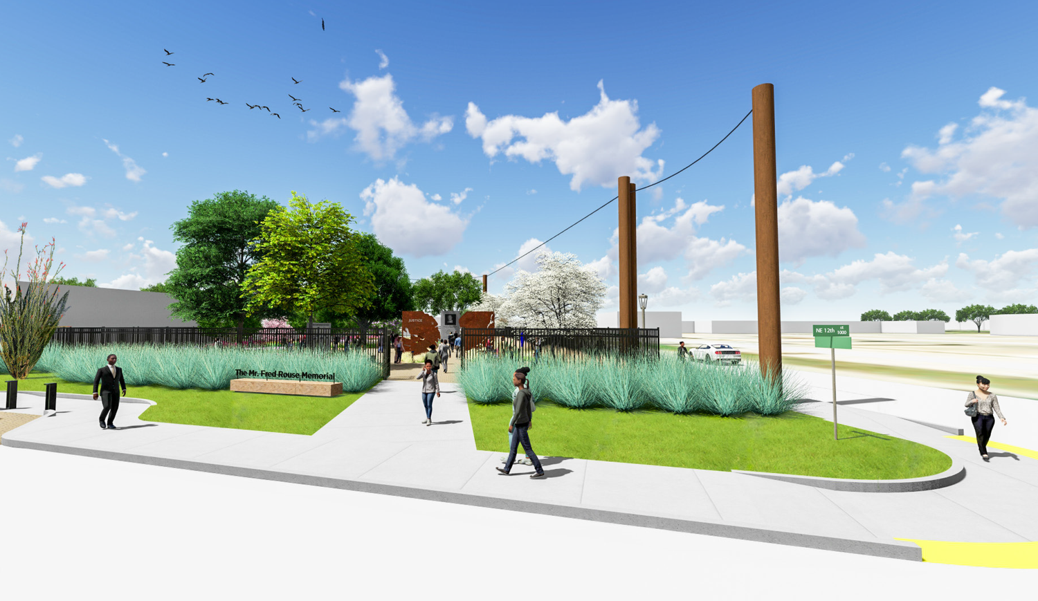 The Mr. Fred Rouse Memorial I Fort Worth, TX — Design Jones LLC