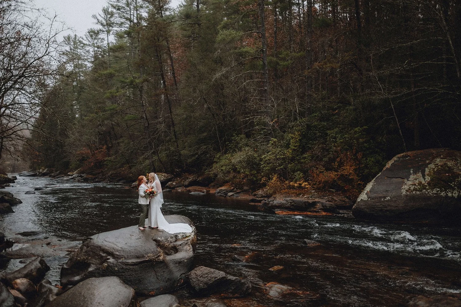 Mikayla and Montana's Fall Elopement in Blue Ridge, Georgia — Summit ...
