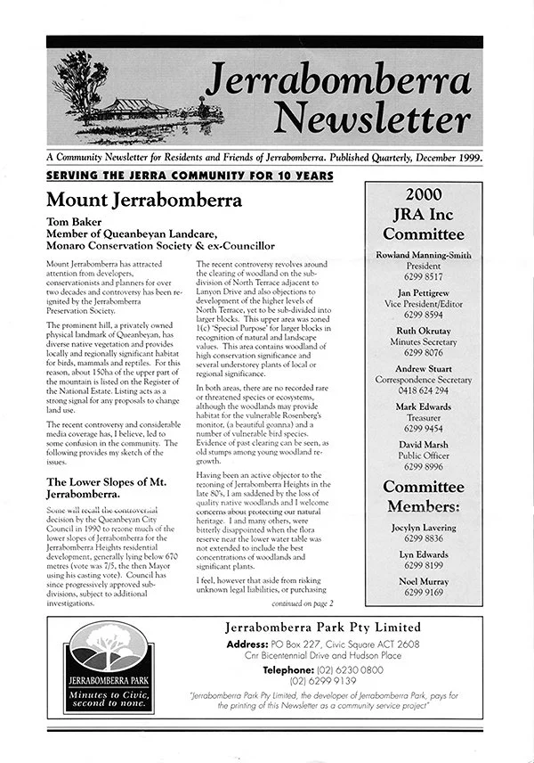 The Mount Jerrabomberra Story - History Project Stories — Queanbeyan ...