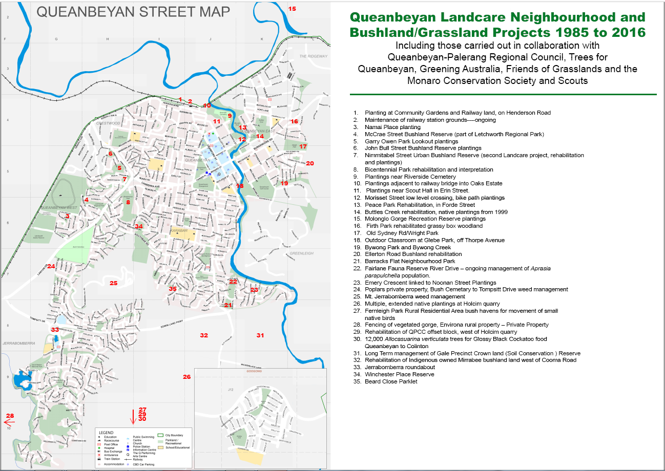 Our History & Achievements — Queanbeyan Landcare