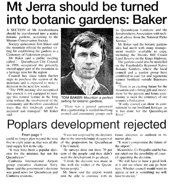 The Mount Jerrabomberra Story - History Project Stories — Queanbeyan ...