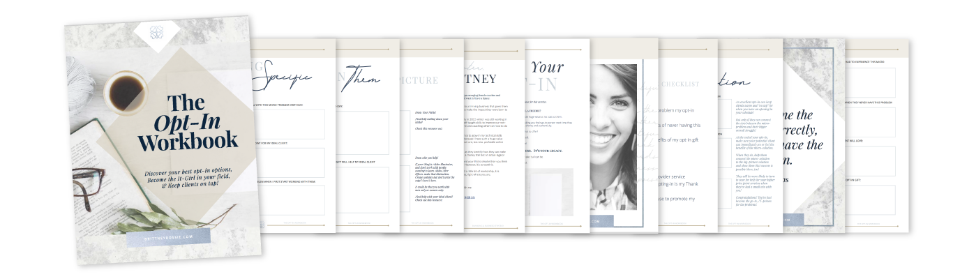 Lead Magnets and List Building — Brittney Rossie