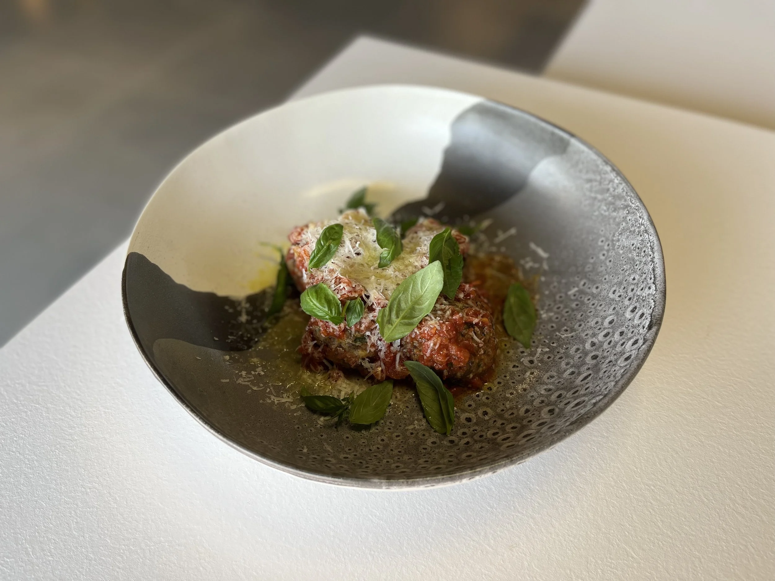 Classic Roman meatballs, spicy tomato sauce — Gypsy Chef