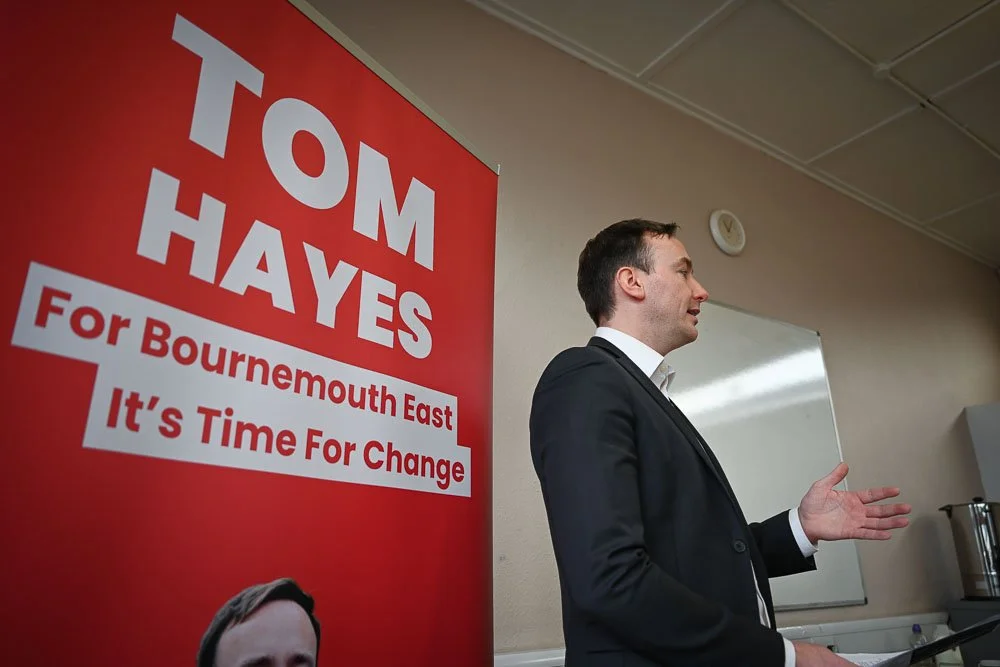 Tom Hayes, your Labour Party candidate for Bournemouth East
