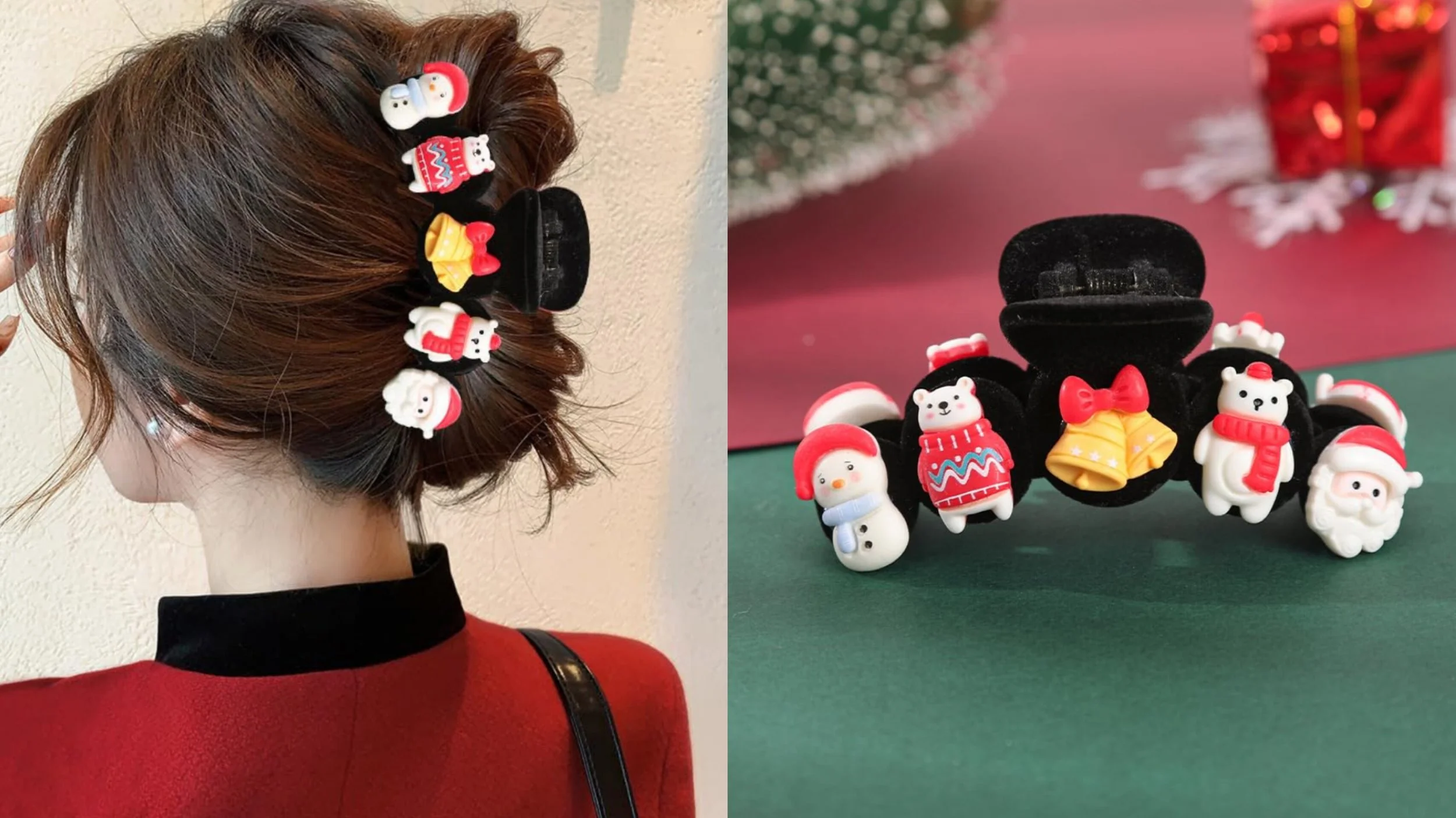31 Festive Christmas Hair Accessories for Braids: Elevate Your Holiday ...