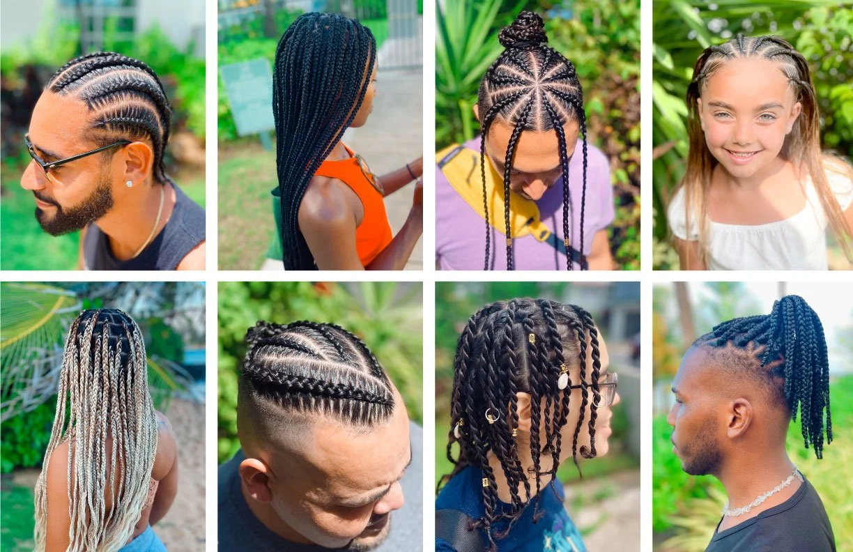 This Summer’s Beach Trend: Chic African Braids — Sunny Braids