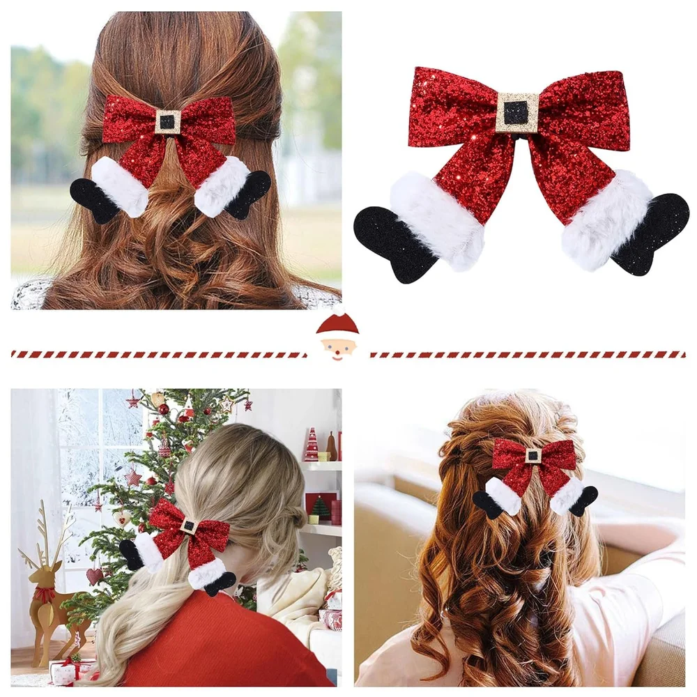 31 Festive Christmas Hair Accessories for Braids: Elevate Your Holiday ...