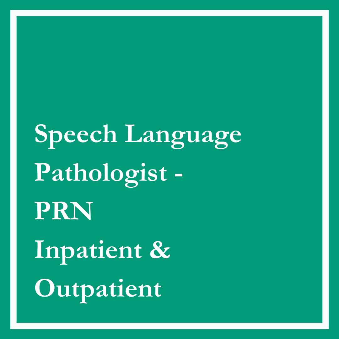 Job Opportunities — Siskin Hospital for Physical Rehabilitation