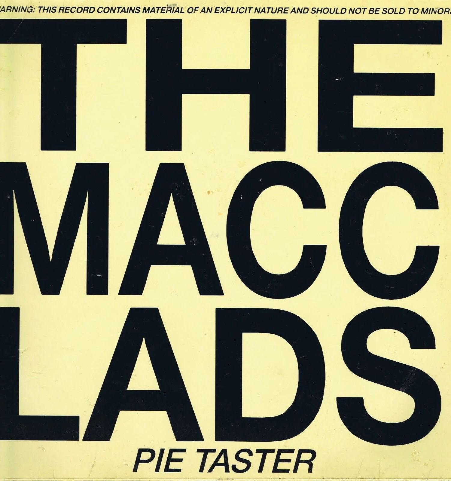 The Macc Lads — Revolver Records