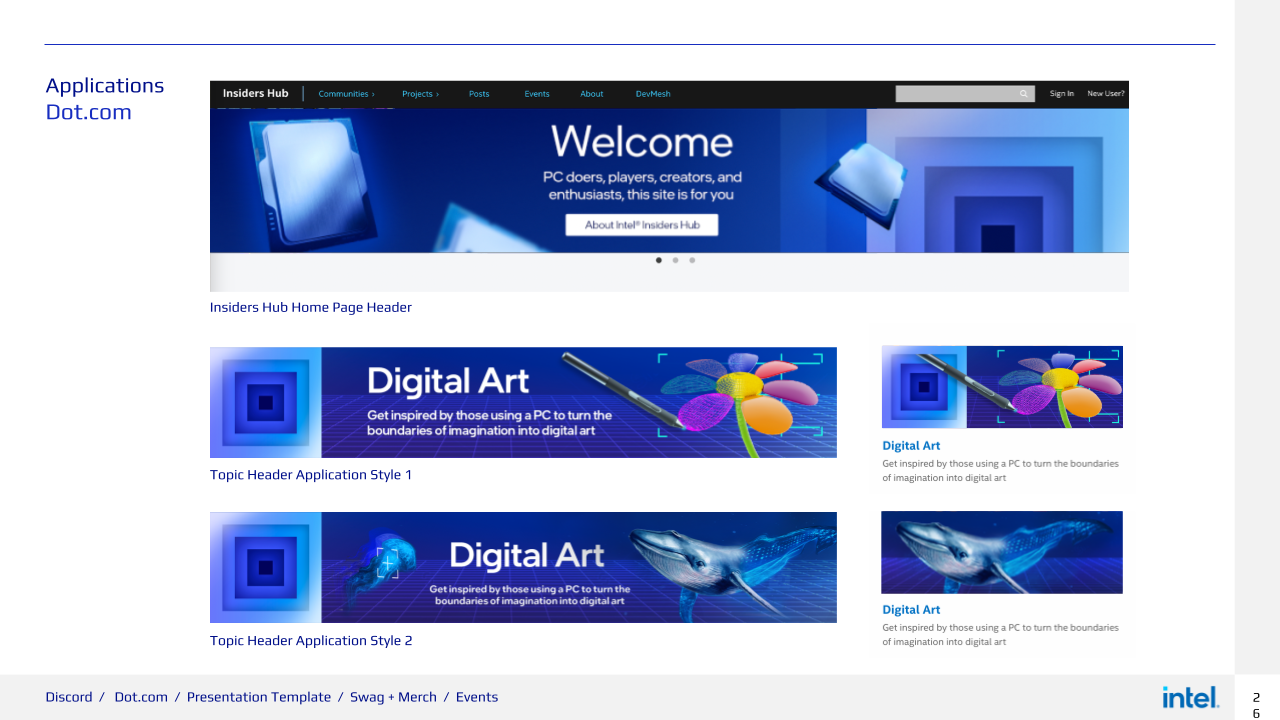 Intel Brand Guidelines — Peyton Benge