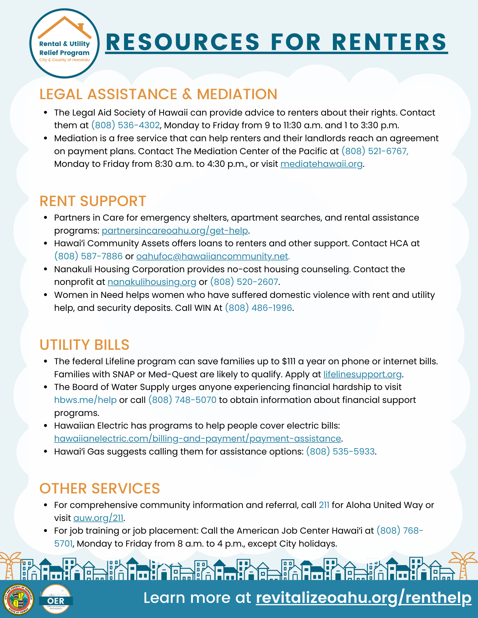 Rent and Utility Relief Program — Office of Economic Revitalization ...