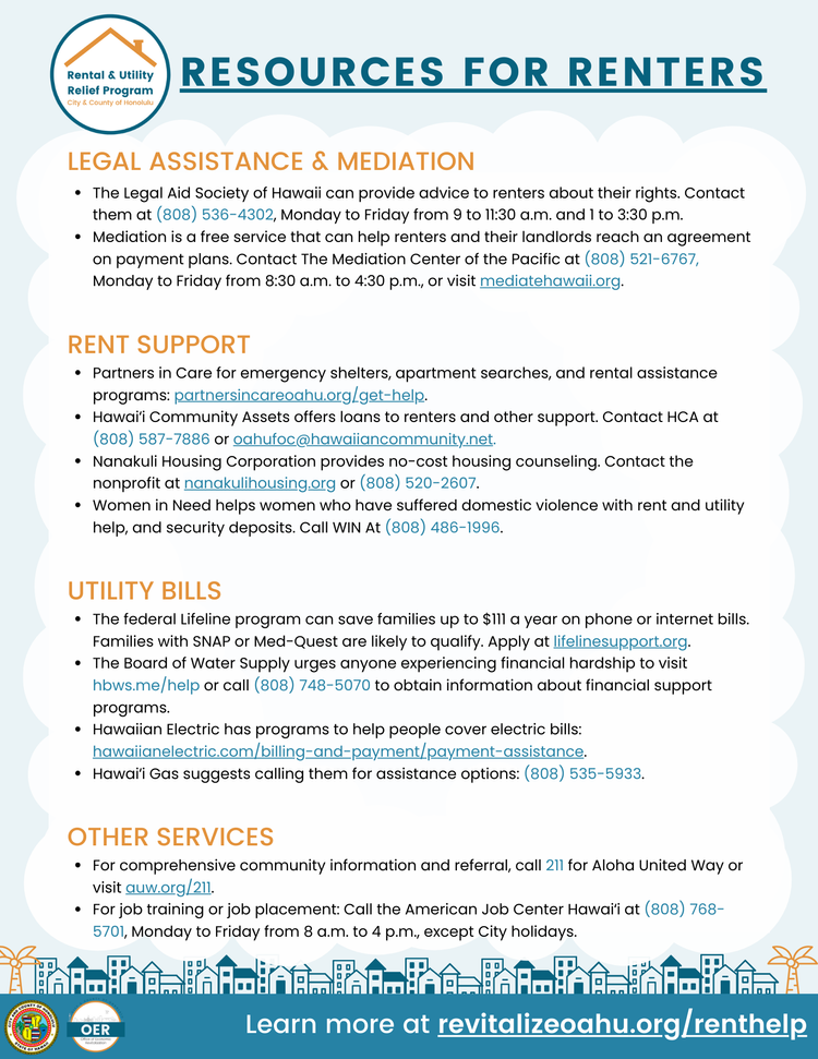 Rent and Utility Relief Program — Office of Economic Revitalization ...