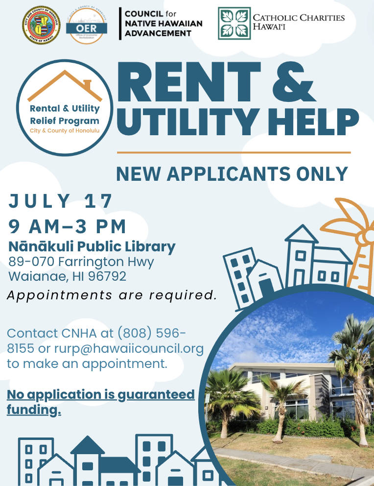 Rent and Utility Relief Program — City & County of Honolulu: Office of ...