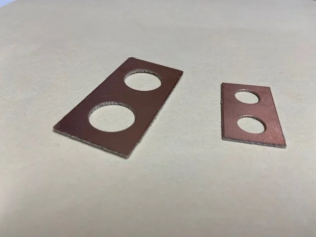 Large Copper End Plates — ICA Manufacturing