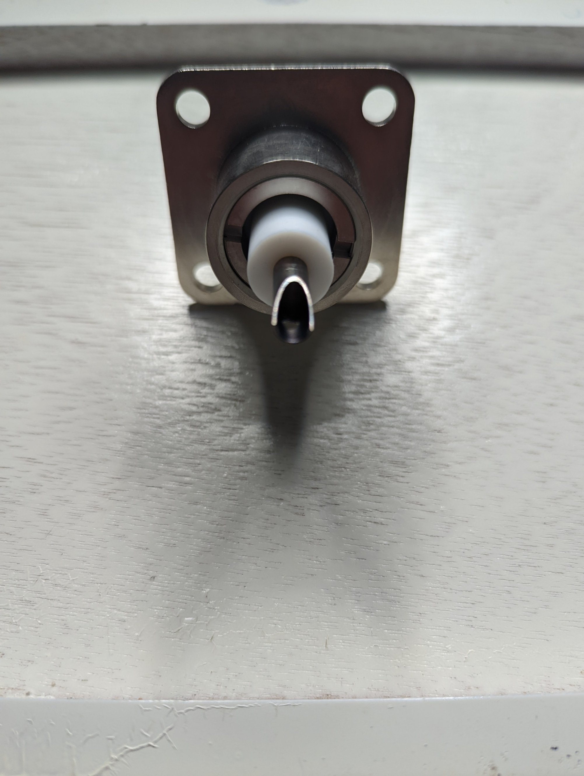 SO239 Teflon Connector w/4 Mounting Holes — ICA Manufacturing