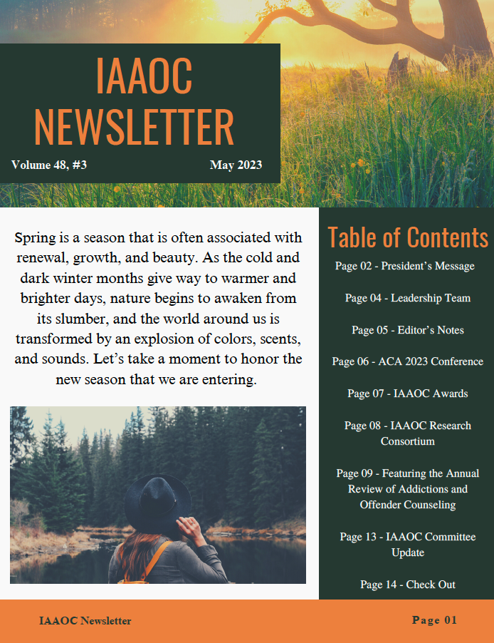 Newsletter — iaaoc.org