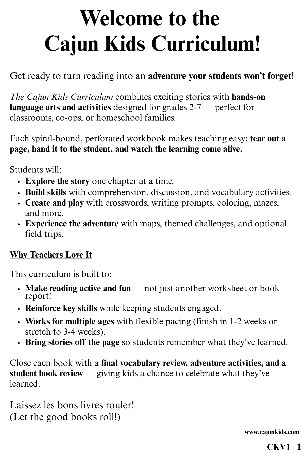 Curriculum | Enhance Learning Today – Get Started — Cajun Kids Adventures