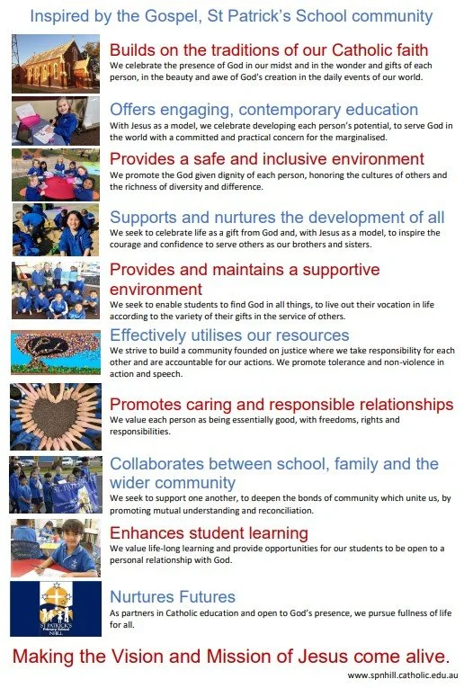 Vision & Mission — St. Patrick's School, Nhill
