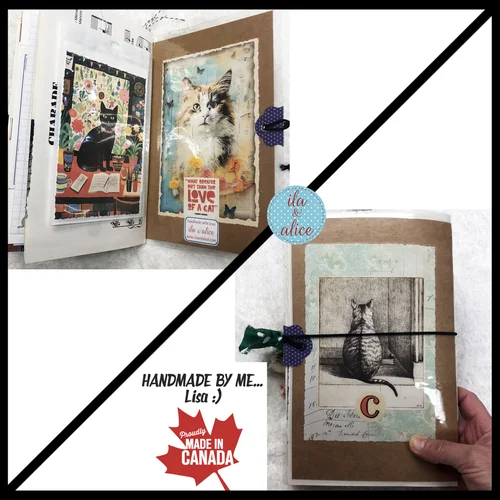 Whimsical Handmade Cat Theme Junk Journals — ila and alice