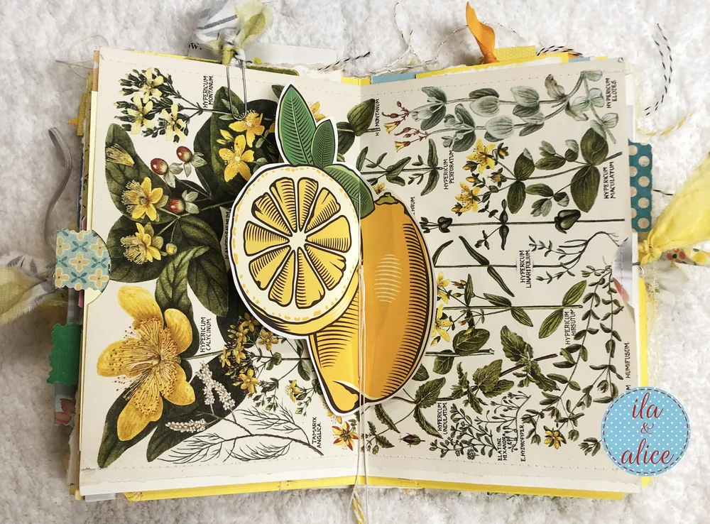 Yellow Monochromatic Handmade Junk Journal | Vintage Ephemera & Slow ...