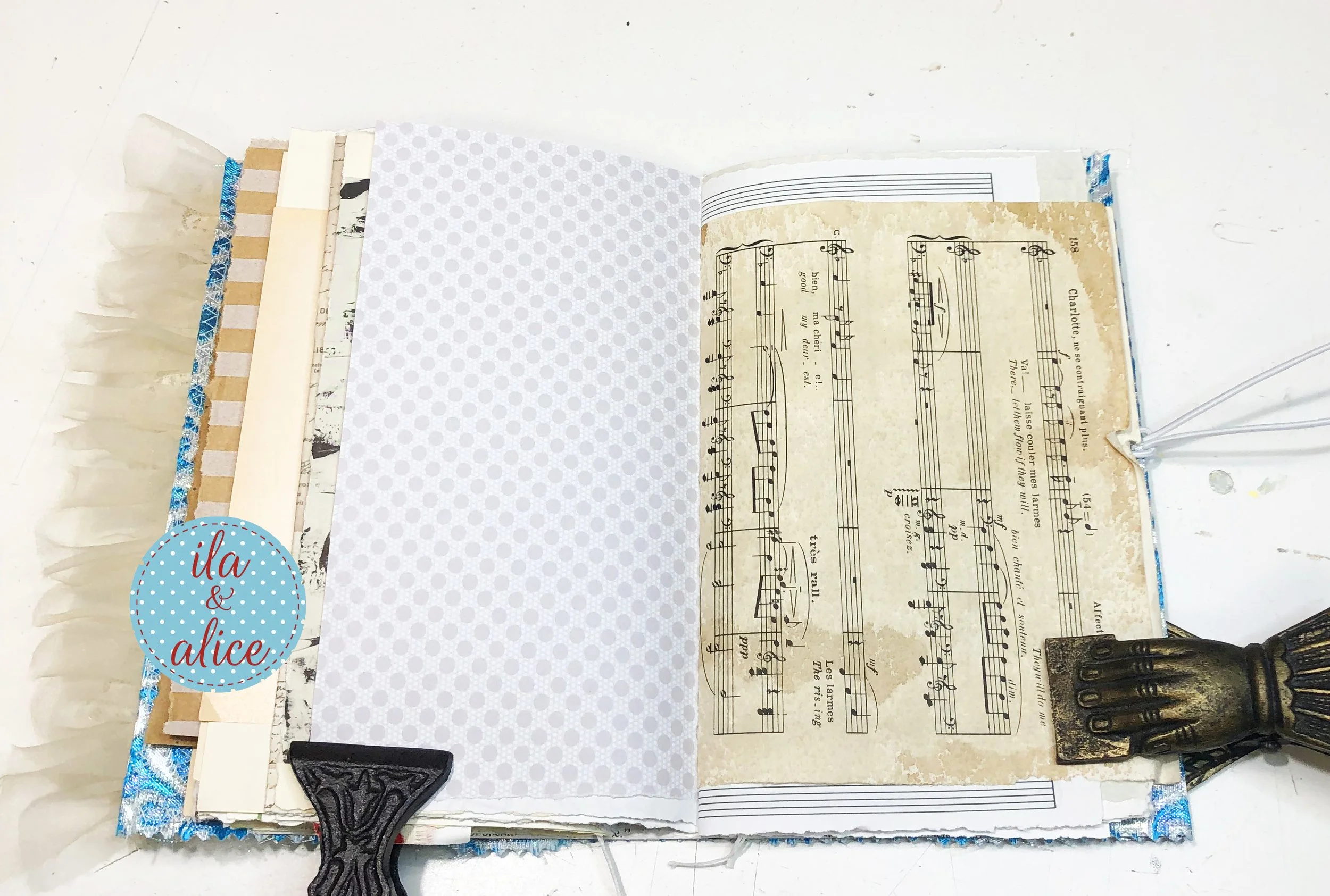 Soft Fabric Cover Junk Journal | Handmade Journal Process — ila and alice
