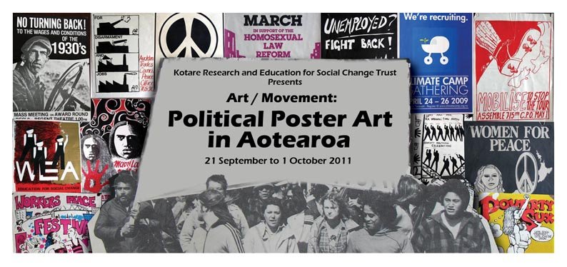 Political Poster Collection | Kōtare: Social Change in NZ