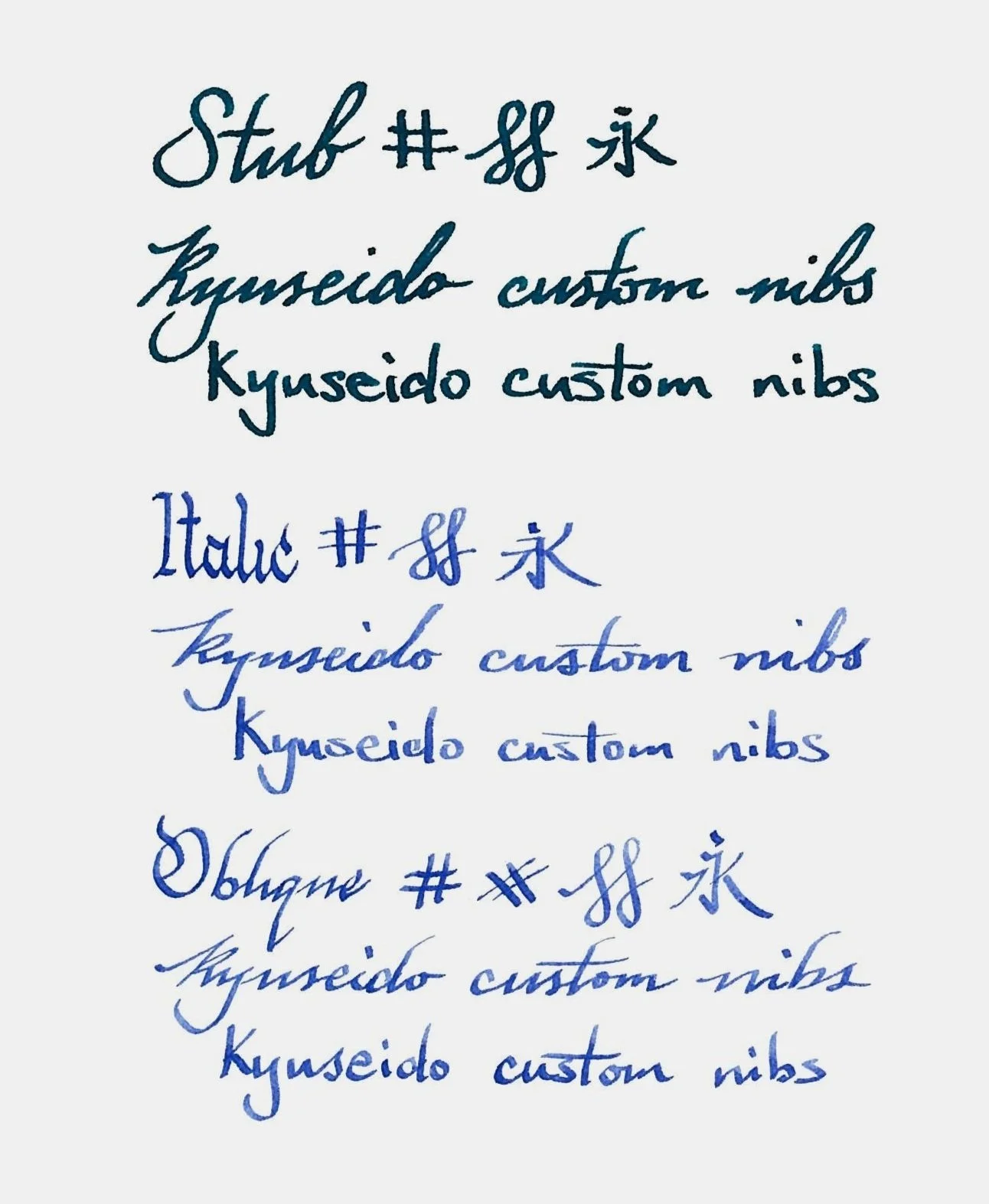 Stubs & Italics — Kyuseido