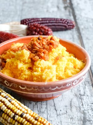 Corn Žganci — Slovenian Kitchen