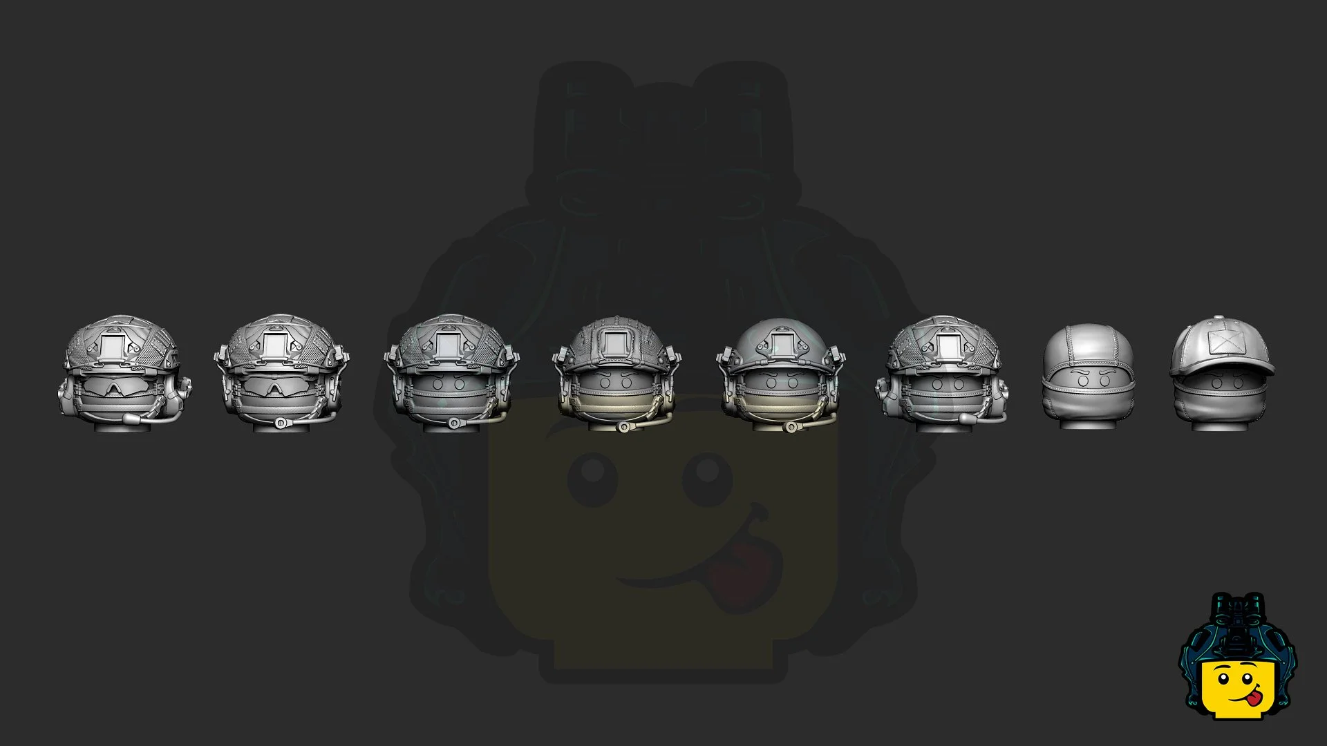 Tactical Head Set V2 — Brick Affliction