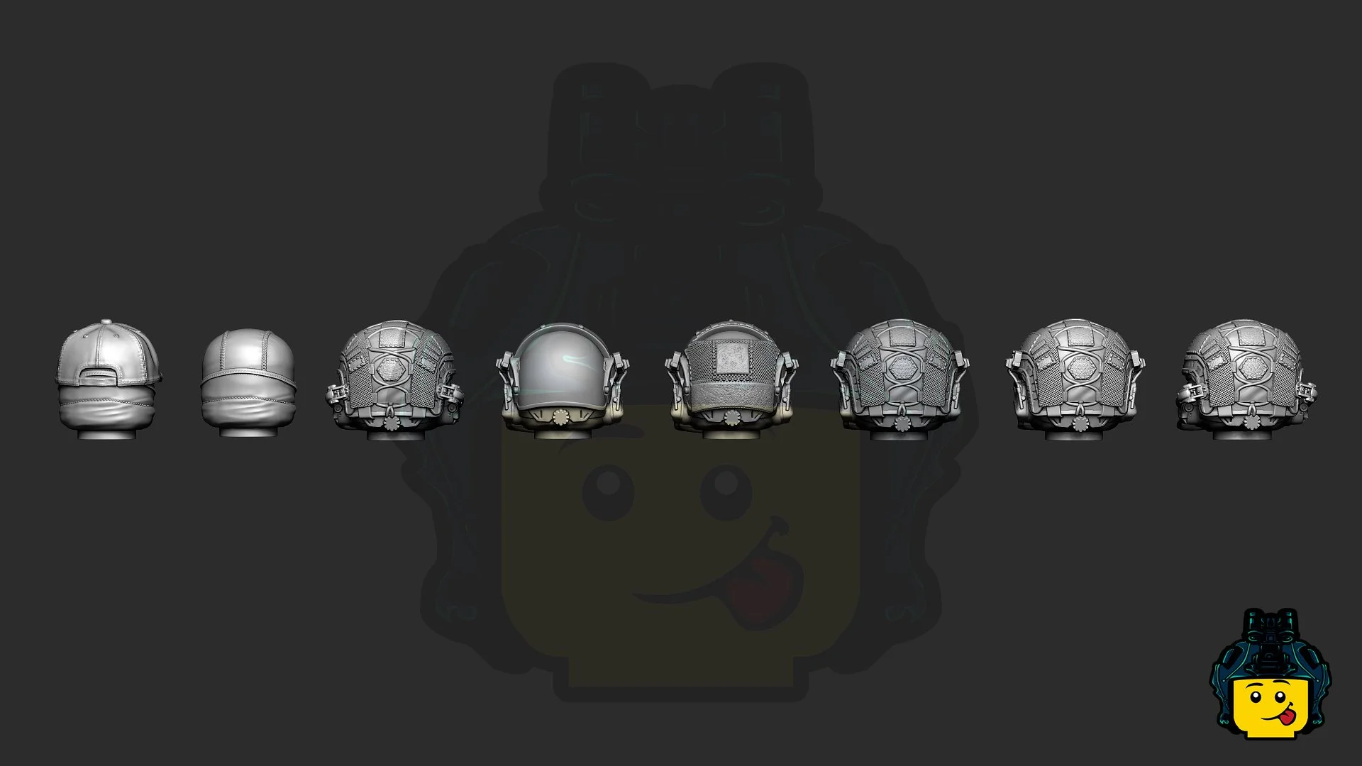 Tactical Head Set V2 — Brick Affliction