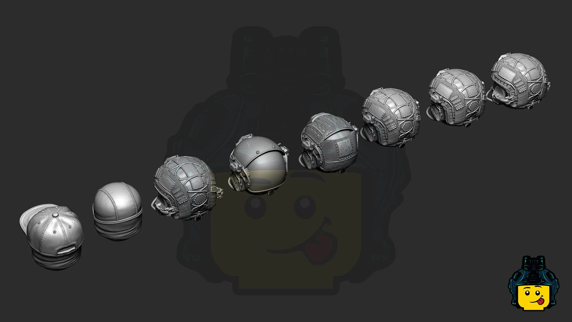 Tactical Head Set V2 — Brick Affliction