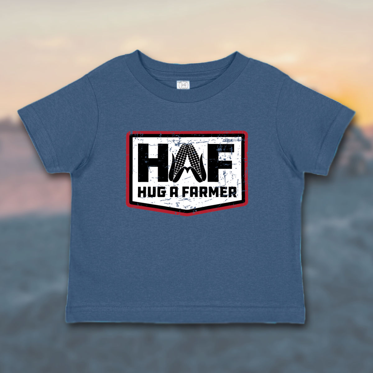 HUG A Farmer Tee- White Logo — Hug A Farmer